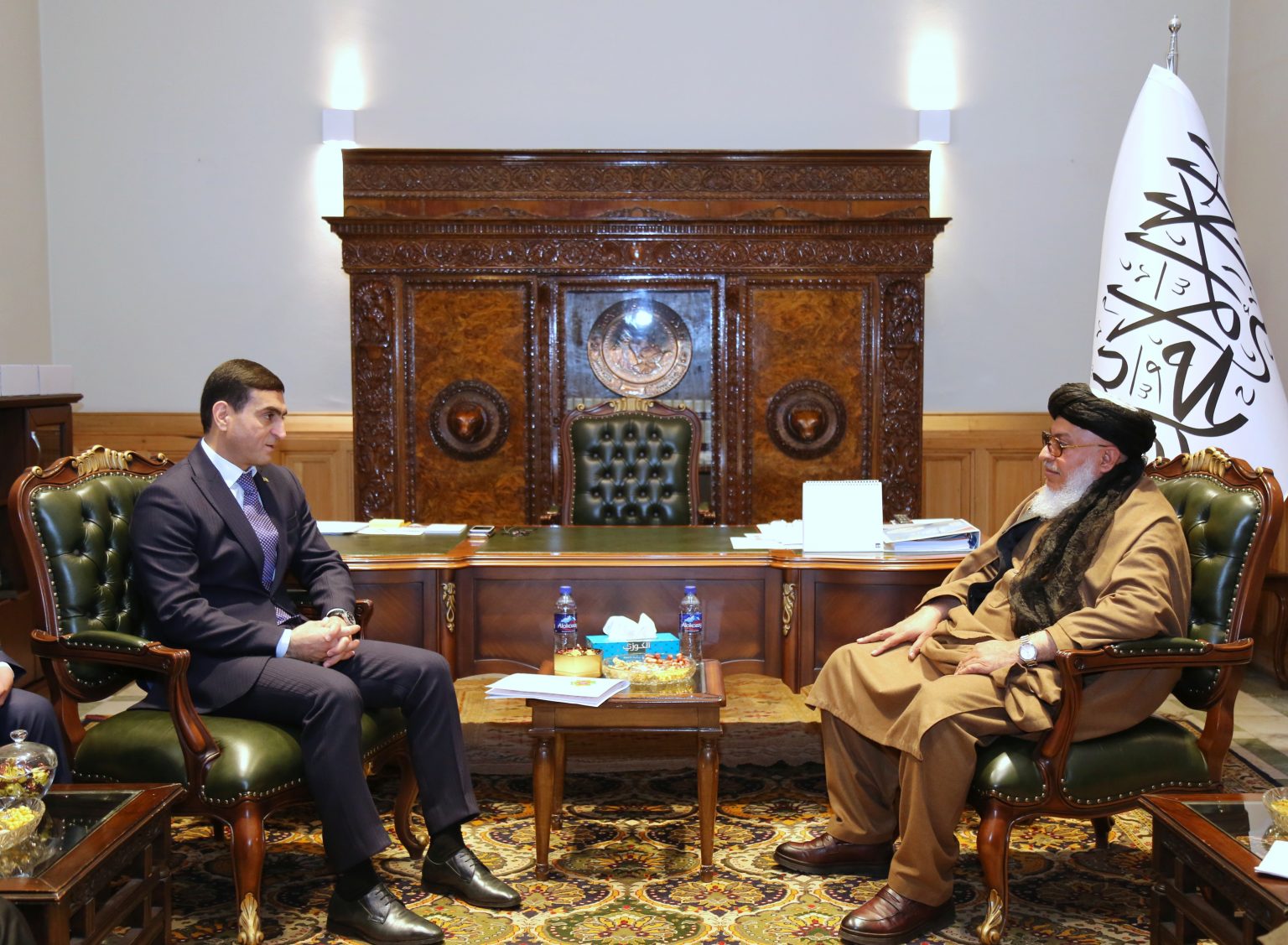 IEA Deputy Foreign Minister Alhaj Sher Mohammad Abbas Stanekzai met ...