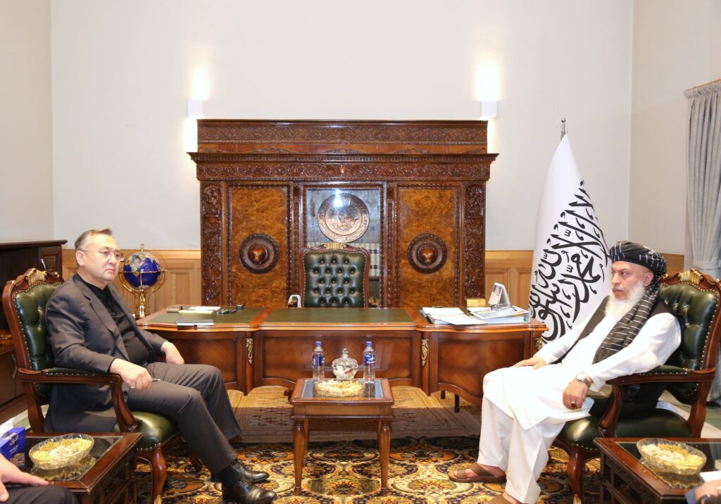 Today, the special representative of the Kyrgyz President Mr. Talat Beg ...